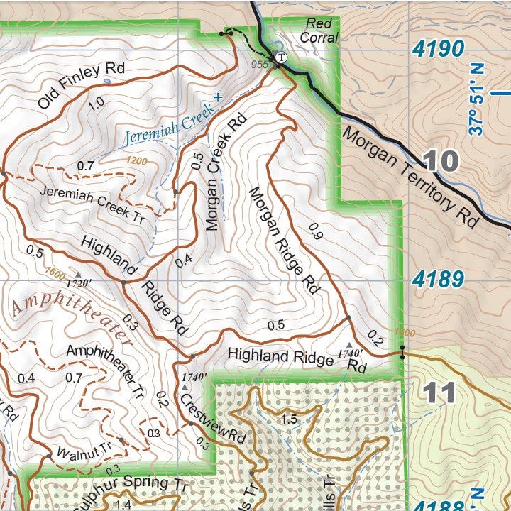 Mount Diablo Hiking Trails Map Rock City At Mt. Diablo State Park: